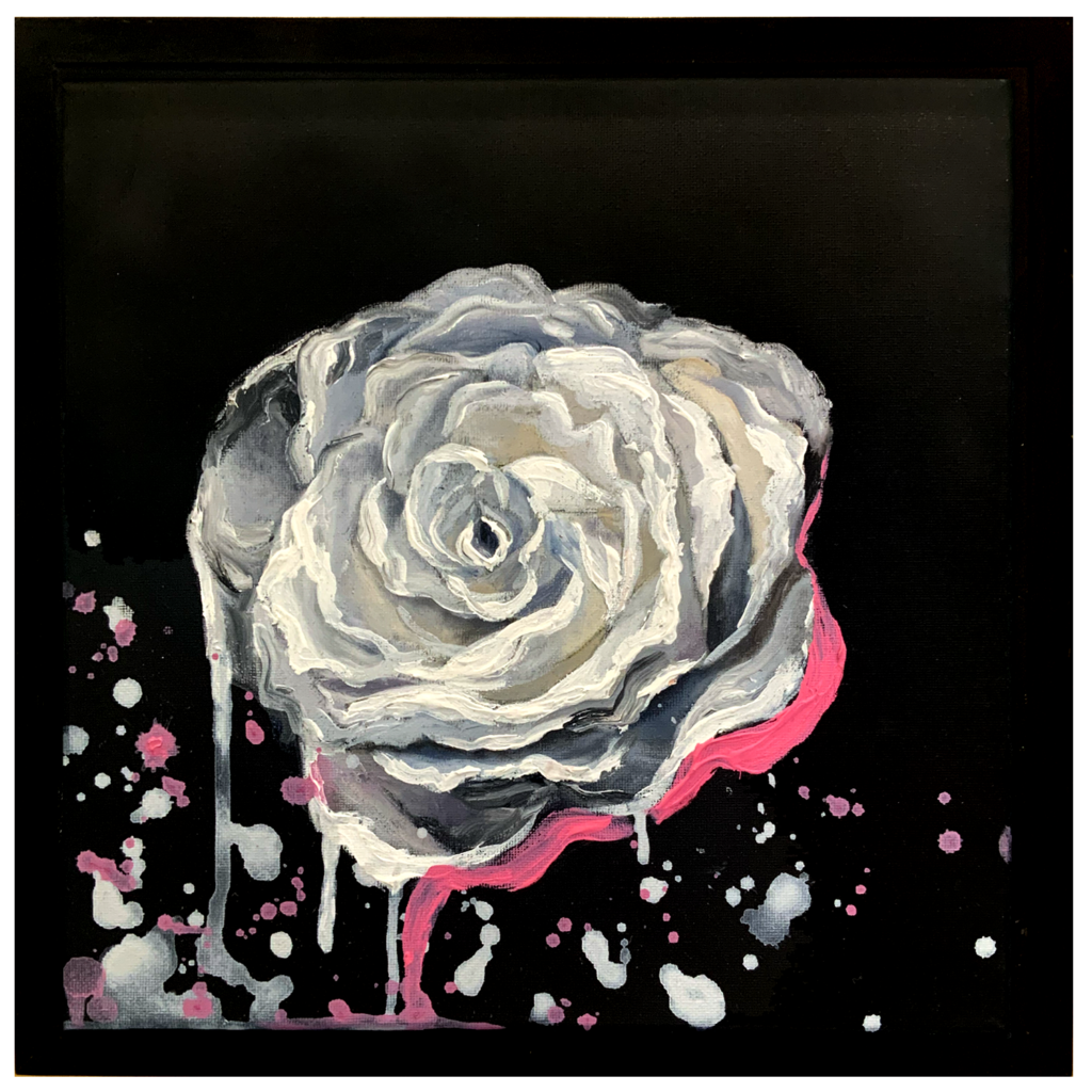 Sacred Rose of Aphrodite, 30x30cm plus frame - Leni Kae - Spiritual ...